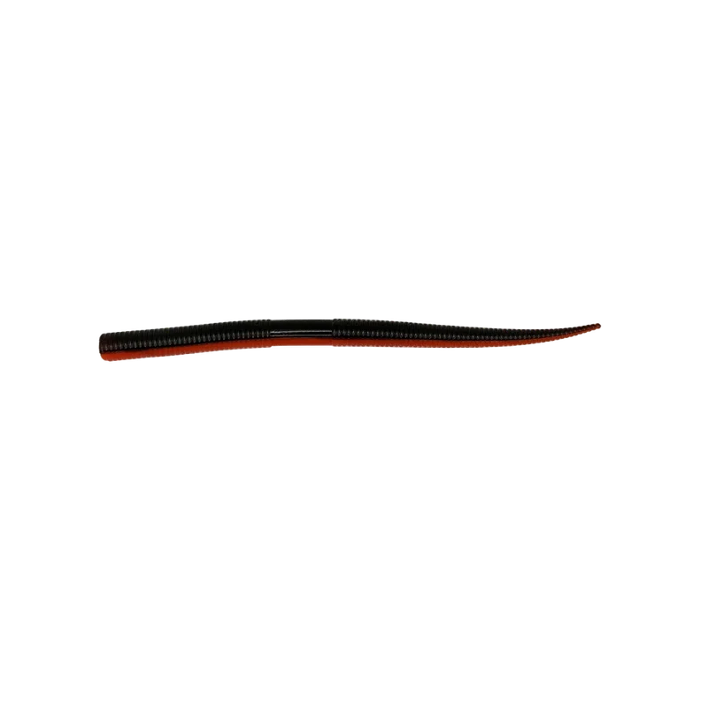 Dropshot Worm 13cm Japanese Red Black Back - Darts | Jigg.se