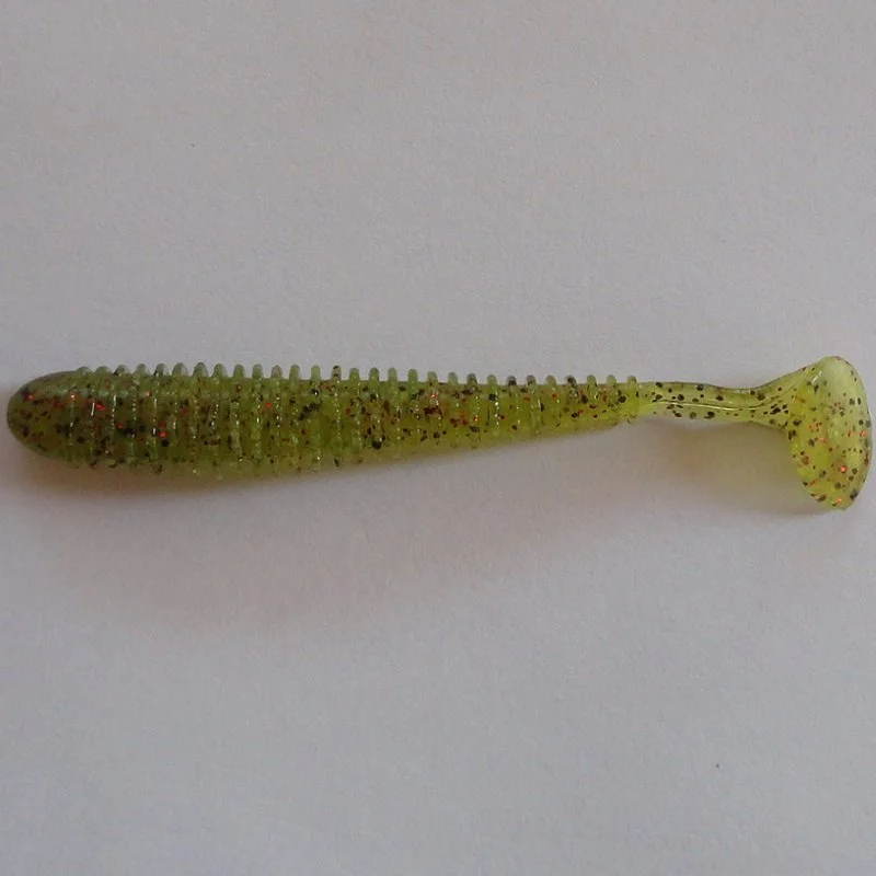 Grip Leech 9cm Chartreuse Rött Glitter Pepper Finesse - Akara | Jigg.se ...