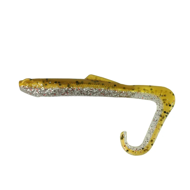 Hybrid Worm Guld/Pearl 7.5cm - KP Baits | Jigg.se | Jigg.se