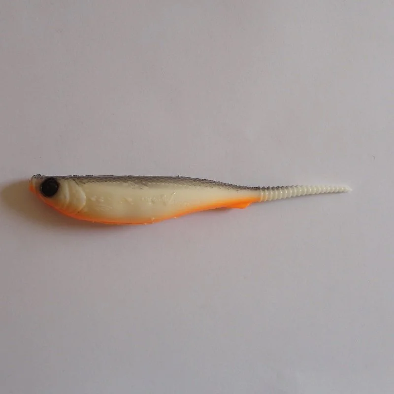 Jerky 15cm Vit/Orange - Dragon | Jigg.se | Jigg.se