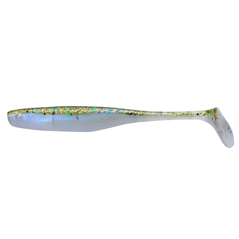 Lazy Shad 12,5cm Pearl/Oliv Holografisk - KP Baits | Jigg.se | Jigg.se