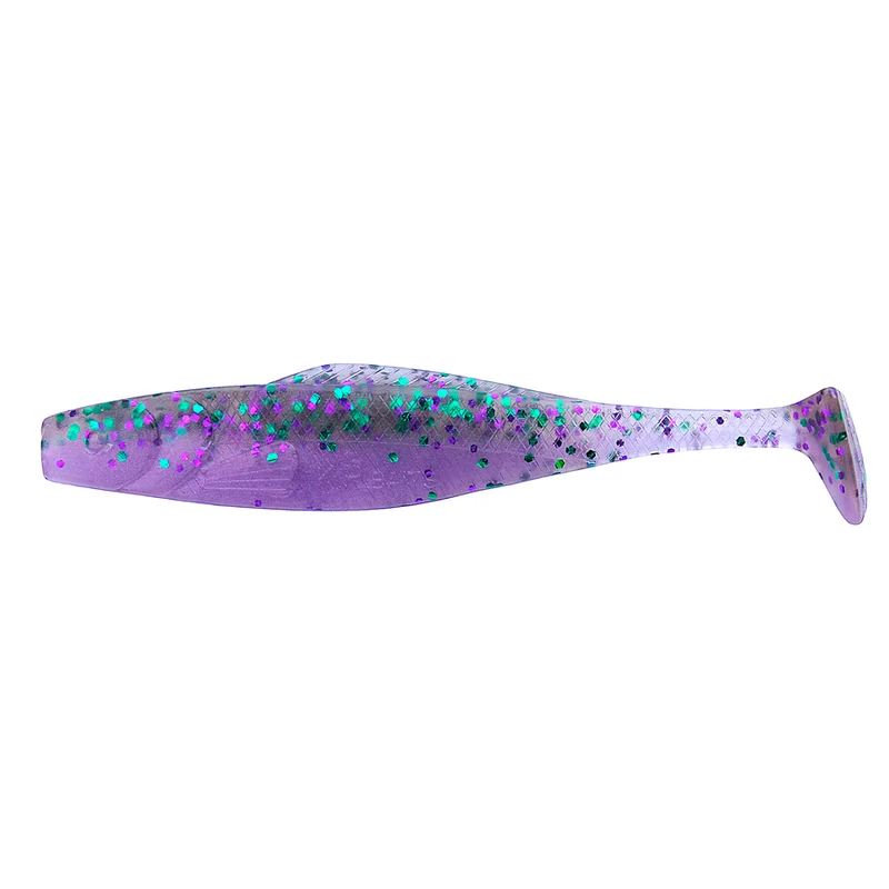 Natural Shad 8,75cm Lila Holografisk - KP Baits | Jigg.se | Jigg.se