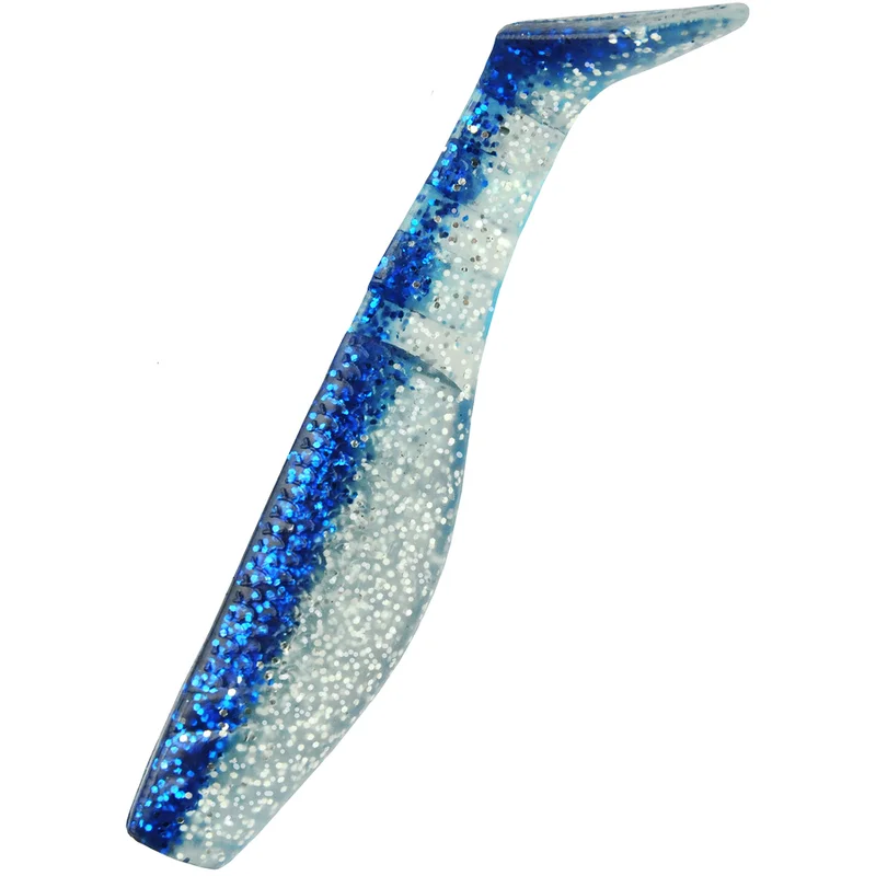 Original Shad Blå Silverglitter 5cm - KP Baits | Jigg.se