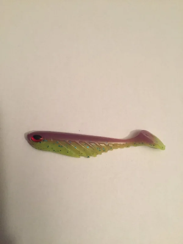 Powerbait Ripple Shad 7cm Purple Chartreuse - Berkley | Jigg.se | Jigg.se