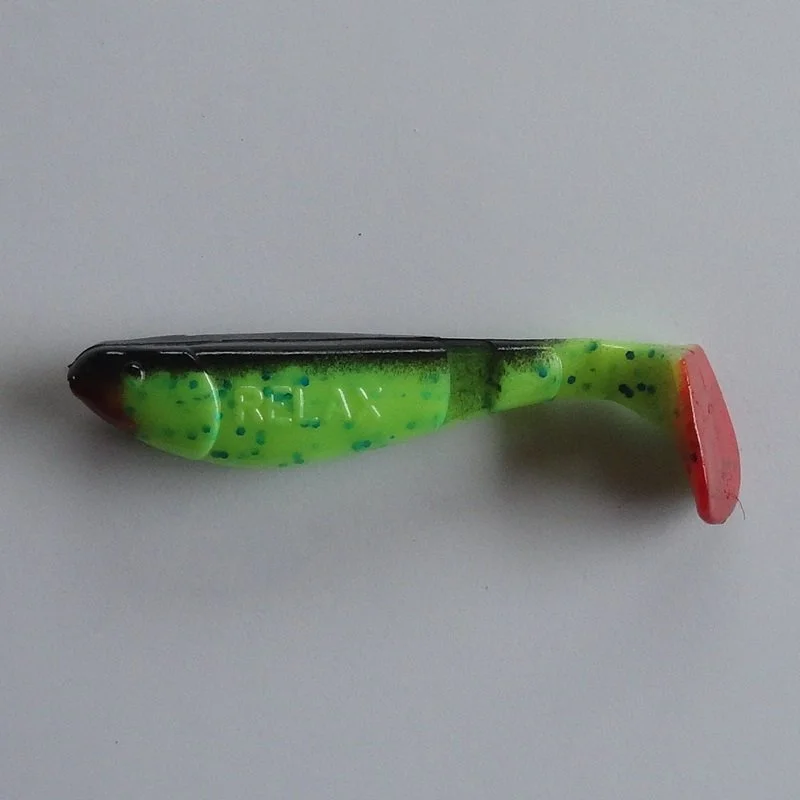 Ripper Kopyto 6,2cm (2.5") Silke/Svart Blått Glitter Röd Svans - Relax ...