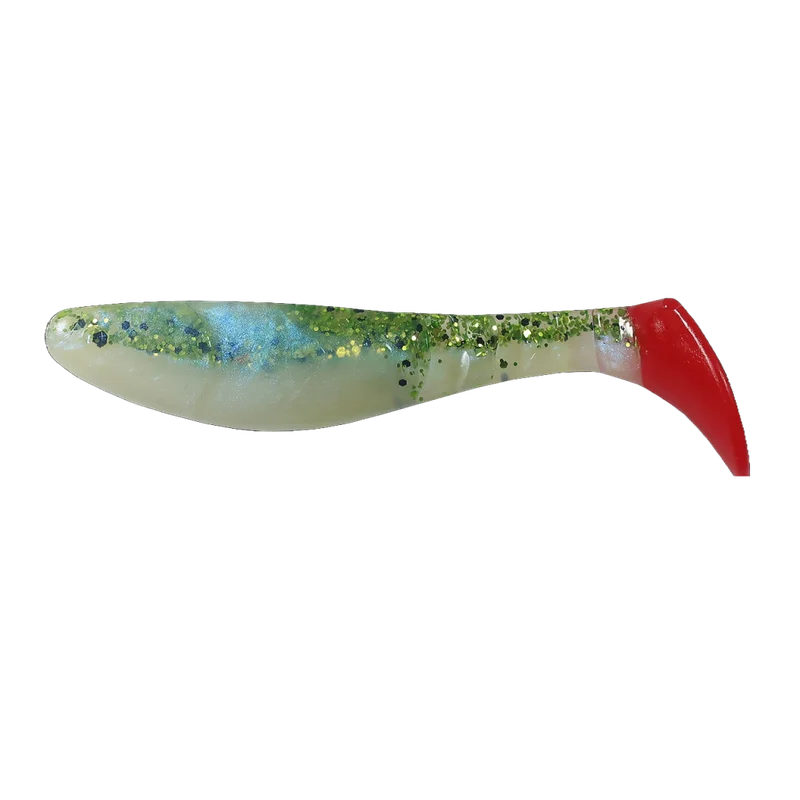 Relax Kopyto 7,5cm Tricolor Blue Pearl/Moss Green Red Svans | Jigg.se