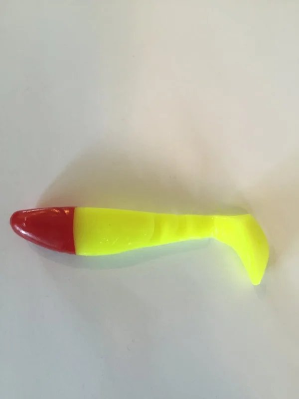 Ripper Kopyto 7,5cm (3") Chartreuse Rött Huvud - Relax | Jigg.se | Jigg.se