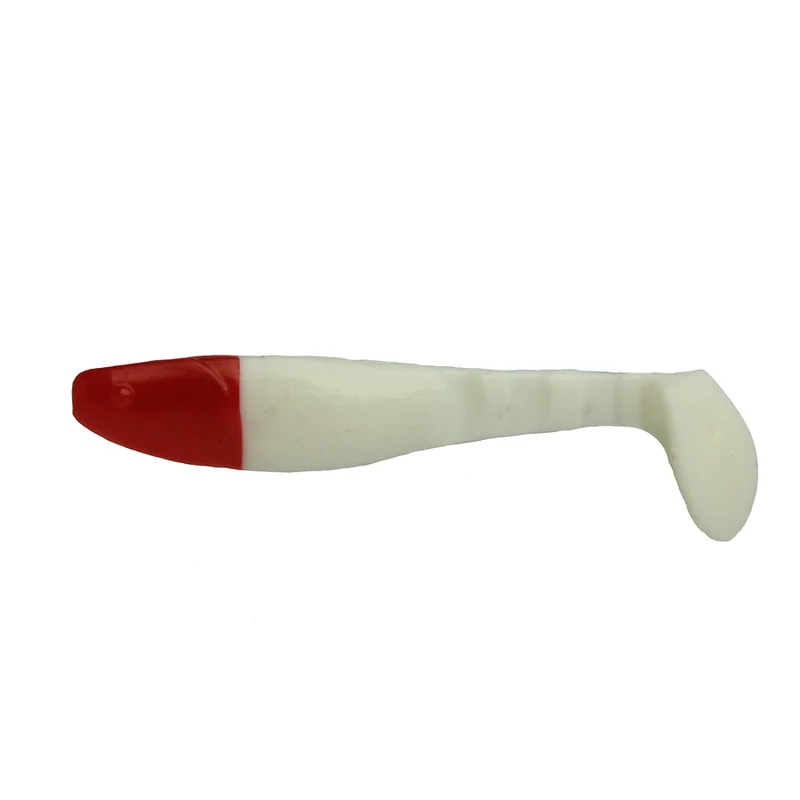 Ripper Kopyto 7,5cm (3") Vit Rött Huvud - Relax | Jigg.se | Jigg.se