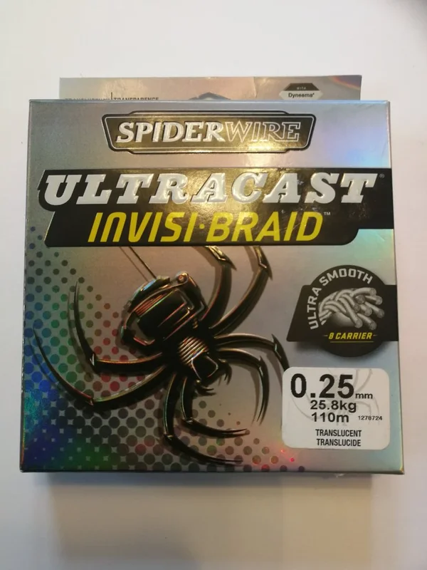 Spiderwire Ultracast Invisi-Braid 0.25mm 110m | Jigg.se