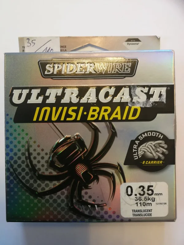 Spiderwire Ultracast Invisi-Braid 0.35mm 110m | Jigg.se | Jigg.se